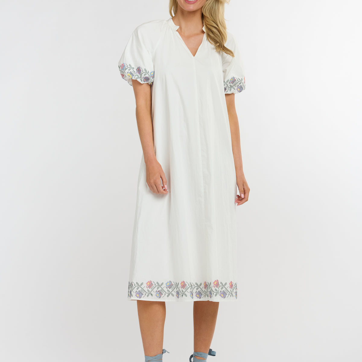 Folklore Dress WHITE – Seven Sundays Co