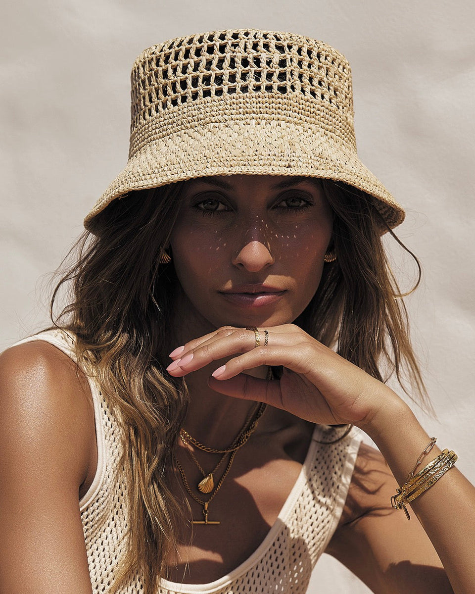 Camille Sun Hat ~ Natural – Seven Sundays Co